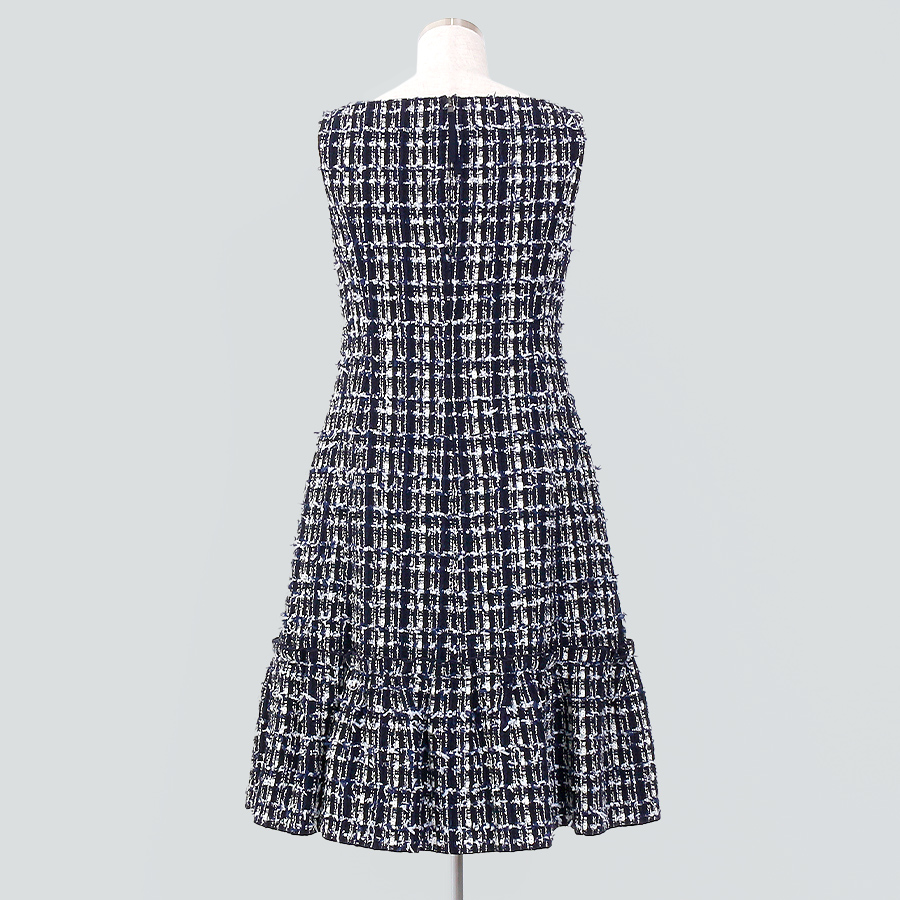 ツイードワンピース（Sサイズ / ネイビー / FOXEY（フォクシー）） / 【公式】Brista（ブリスタ）-洋服サブスク・レンタル